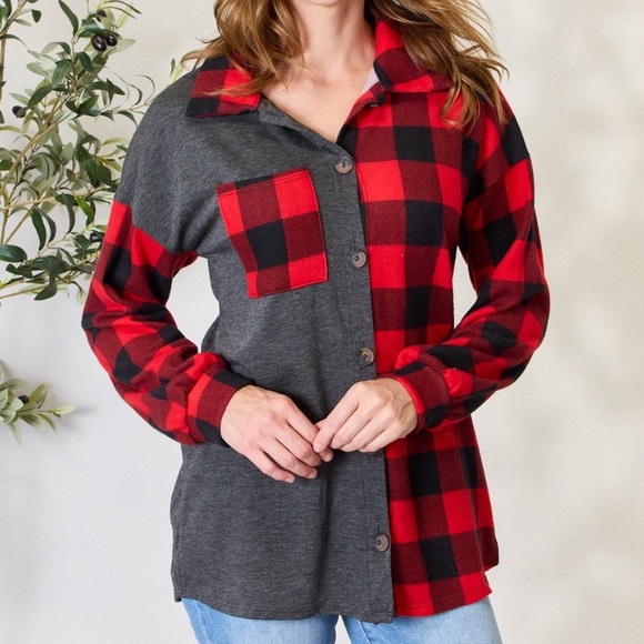 HEIMISH USA | Jackets & Coats | New Heimish Plus Reg Size Buffalo Plaid ...